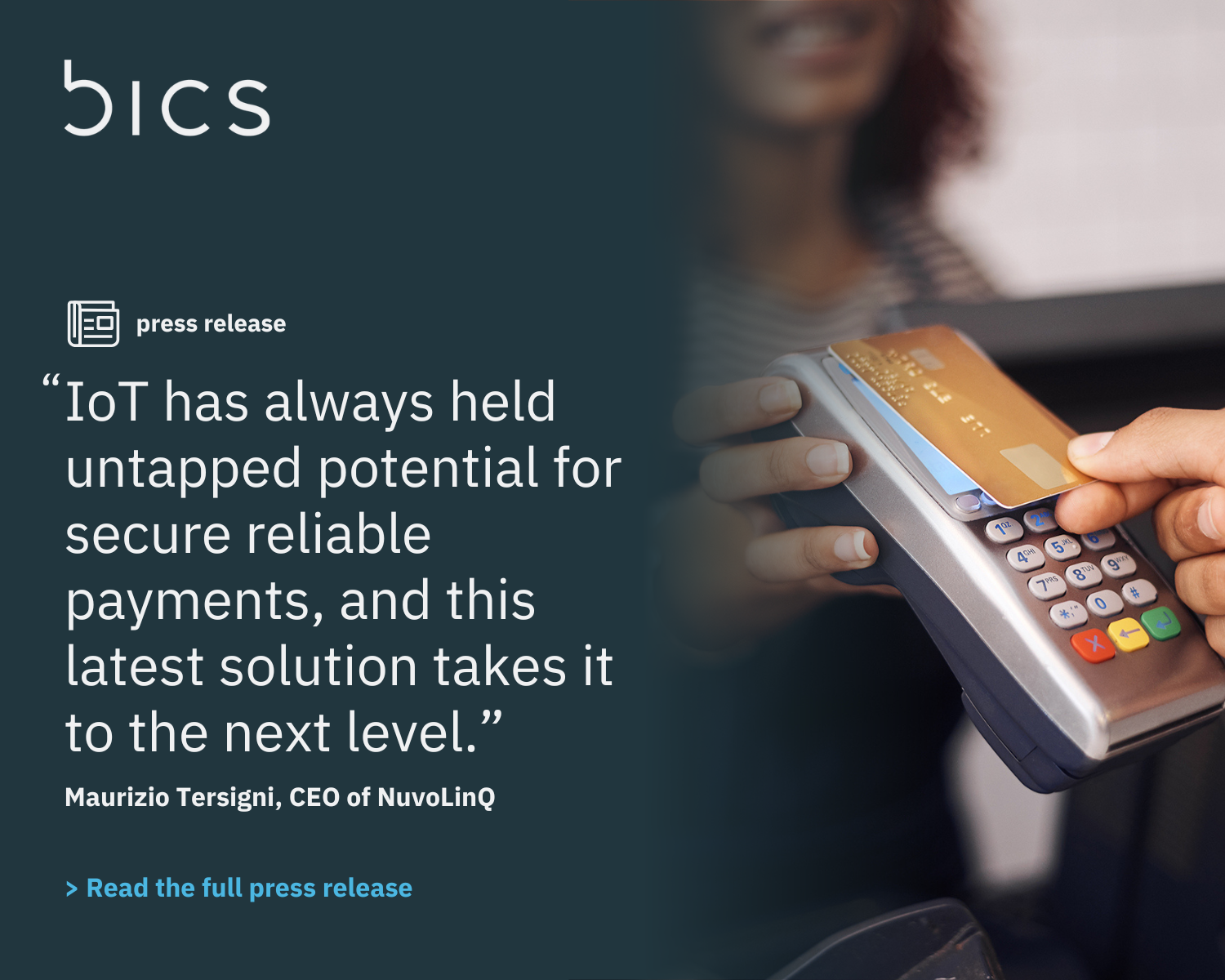 NuvoLinQ partners with BICS and Kigen for secure point-of-sale ...